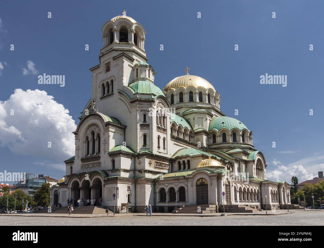 The St. Alexander Nevsky Cathedral in the historic Bulgarian capital ...