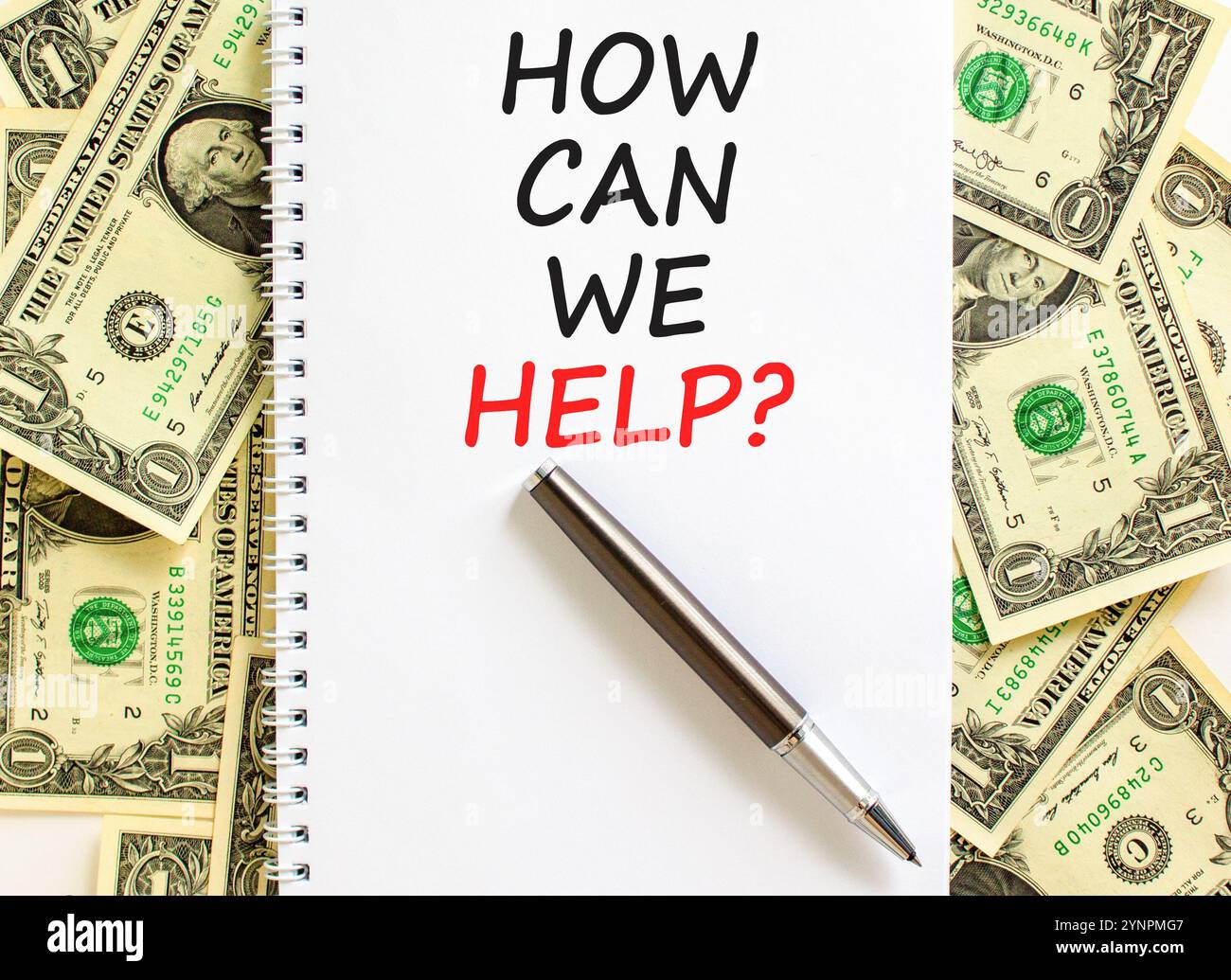 How can we help symbol. Concept words How can we help on beautiful ...