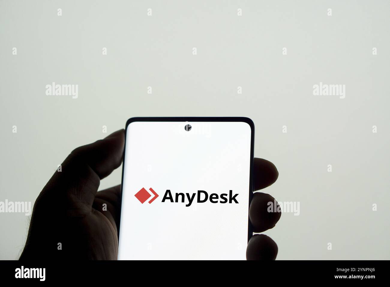 AnyDesk app logo on phone screen Stock Photo - Alamy