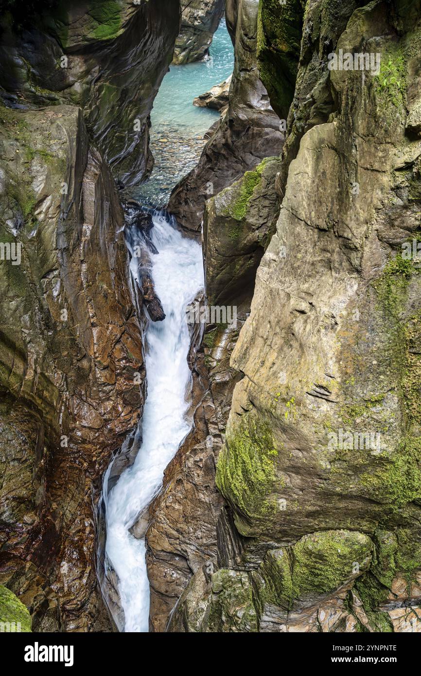 A view of the Orrido Gorge in Bellano on Lake Como Stock Photo - Alamy