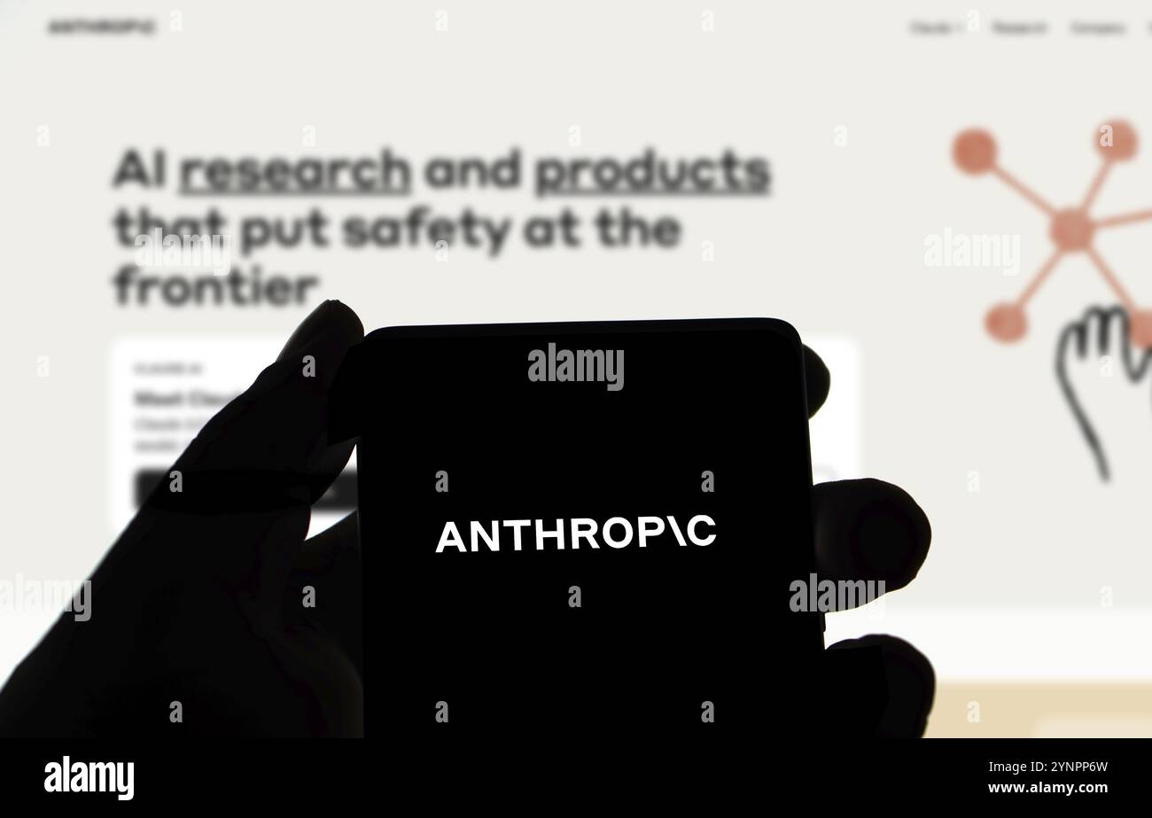Anthropic an artificial intelligence startup company logotype-Dhaka ...