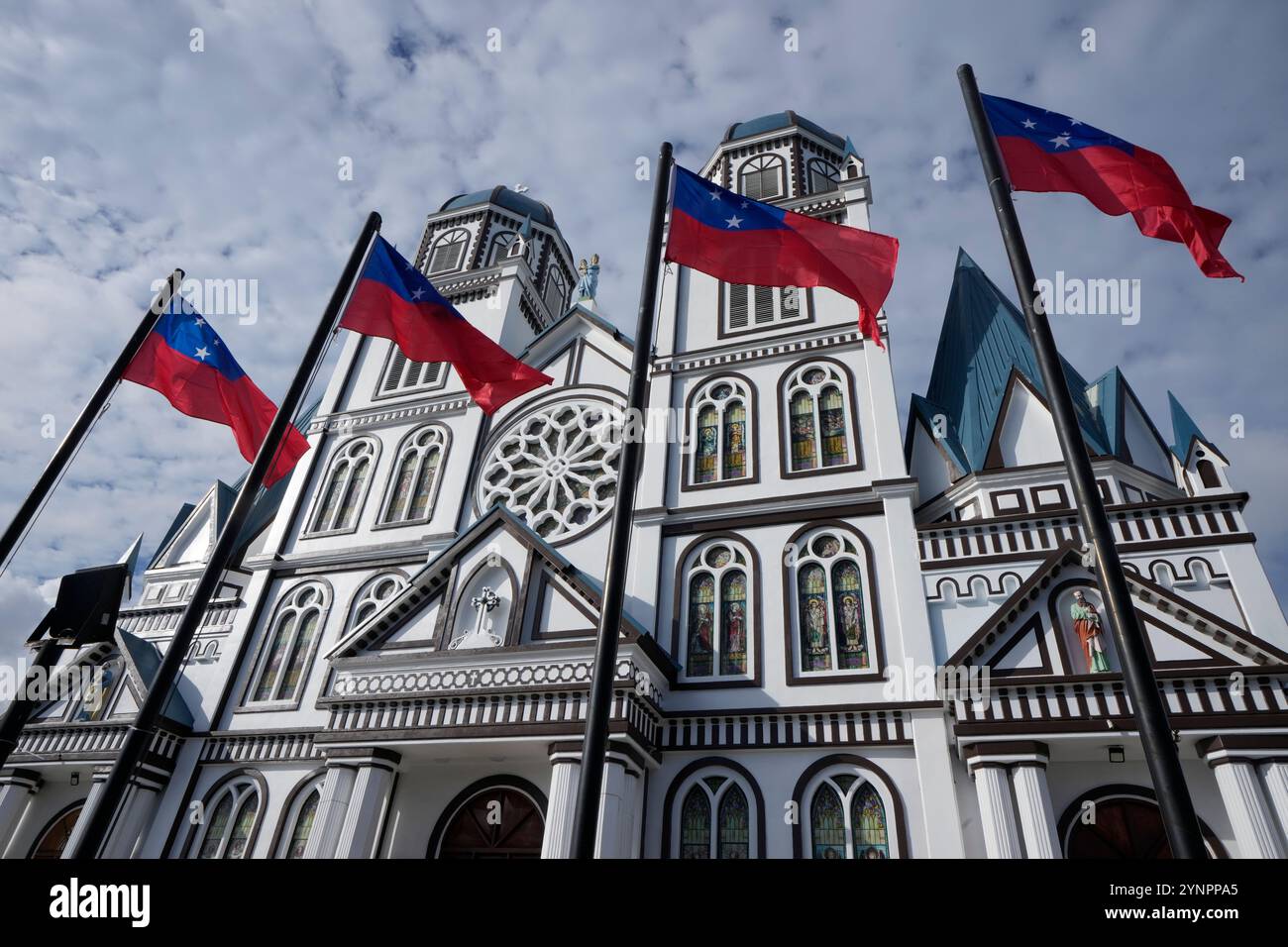 Cathedral of the Immaculate Conception in Apia, Samoa, on Sunday, Oct ...