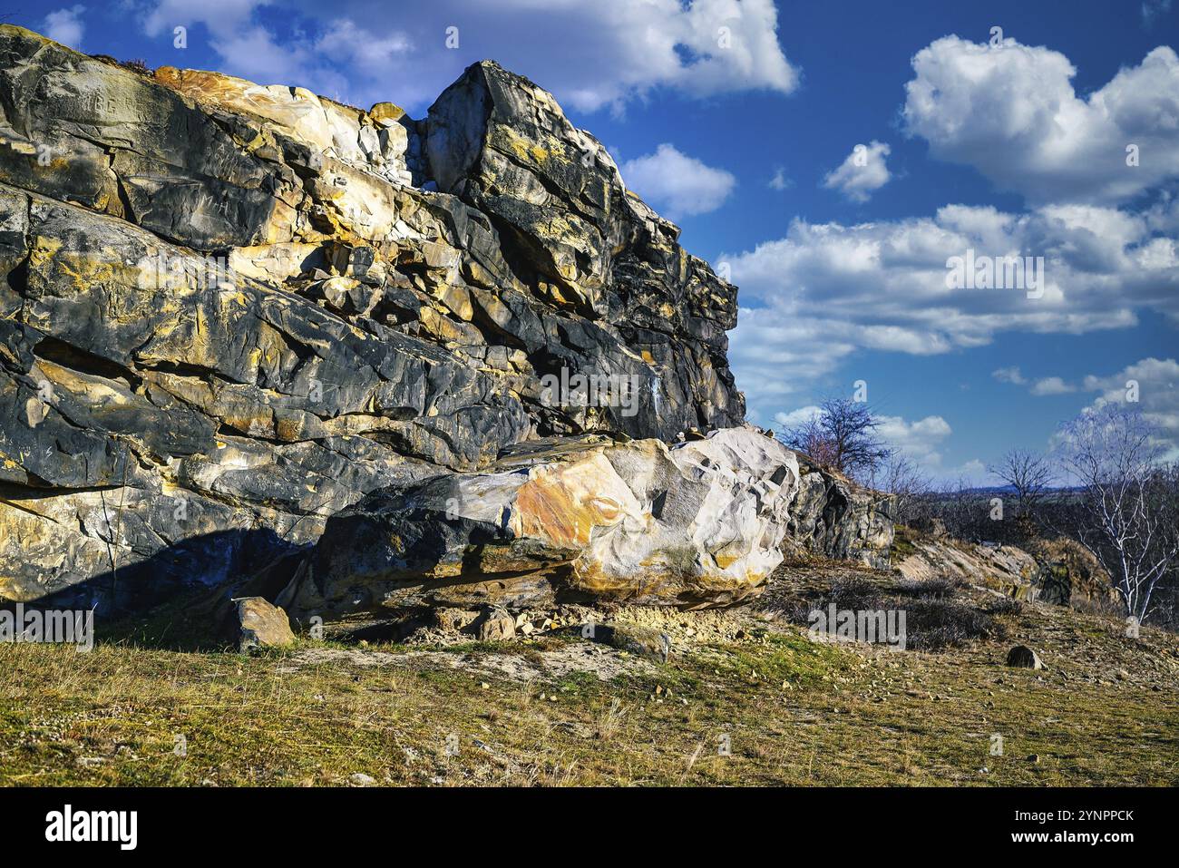 A photo of Devil's Wall in Germany Stock Photo - Alamy