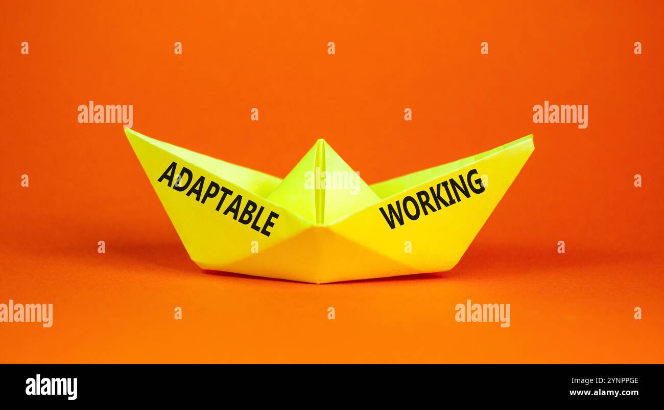 Adaptable working symbol. Concept words Adaptable working on beautiful ...