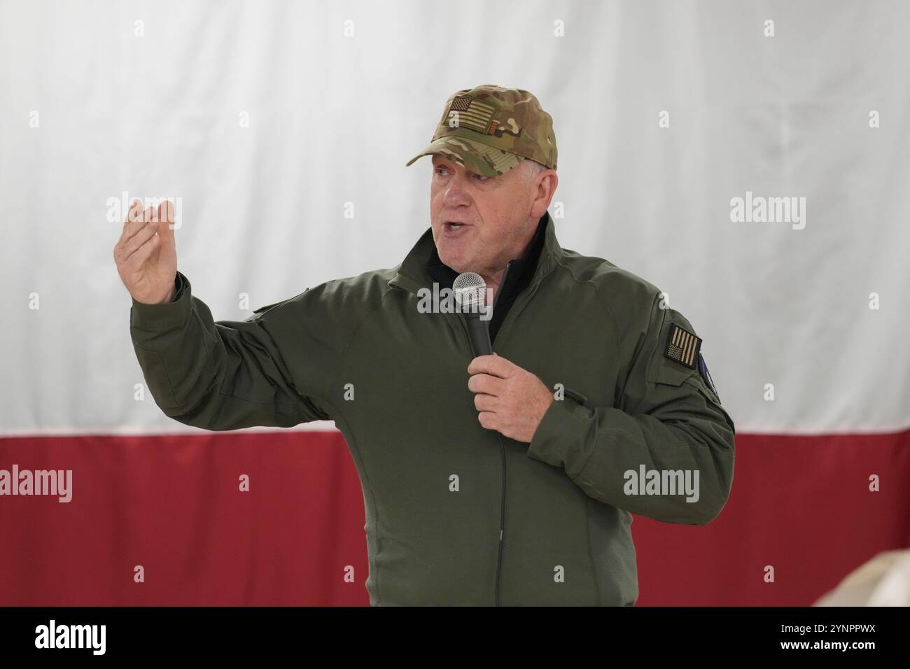 Newly appointed "border czar" TOM HOMAN speaks to assembled law ...