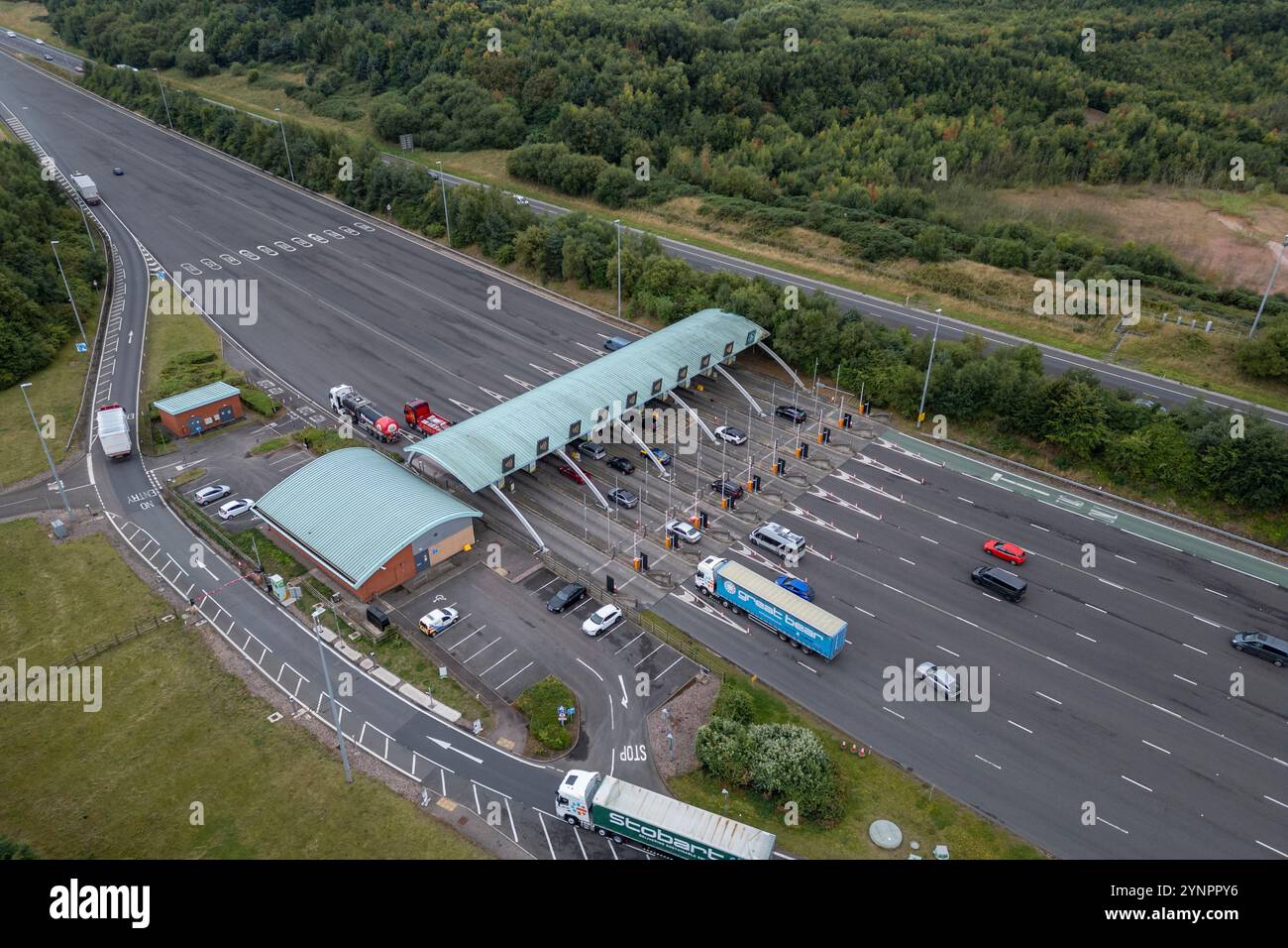Weeford toll plaza hi-res stock photography and images - Alamy
