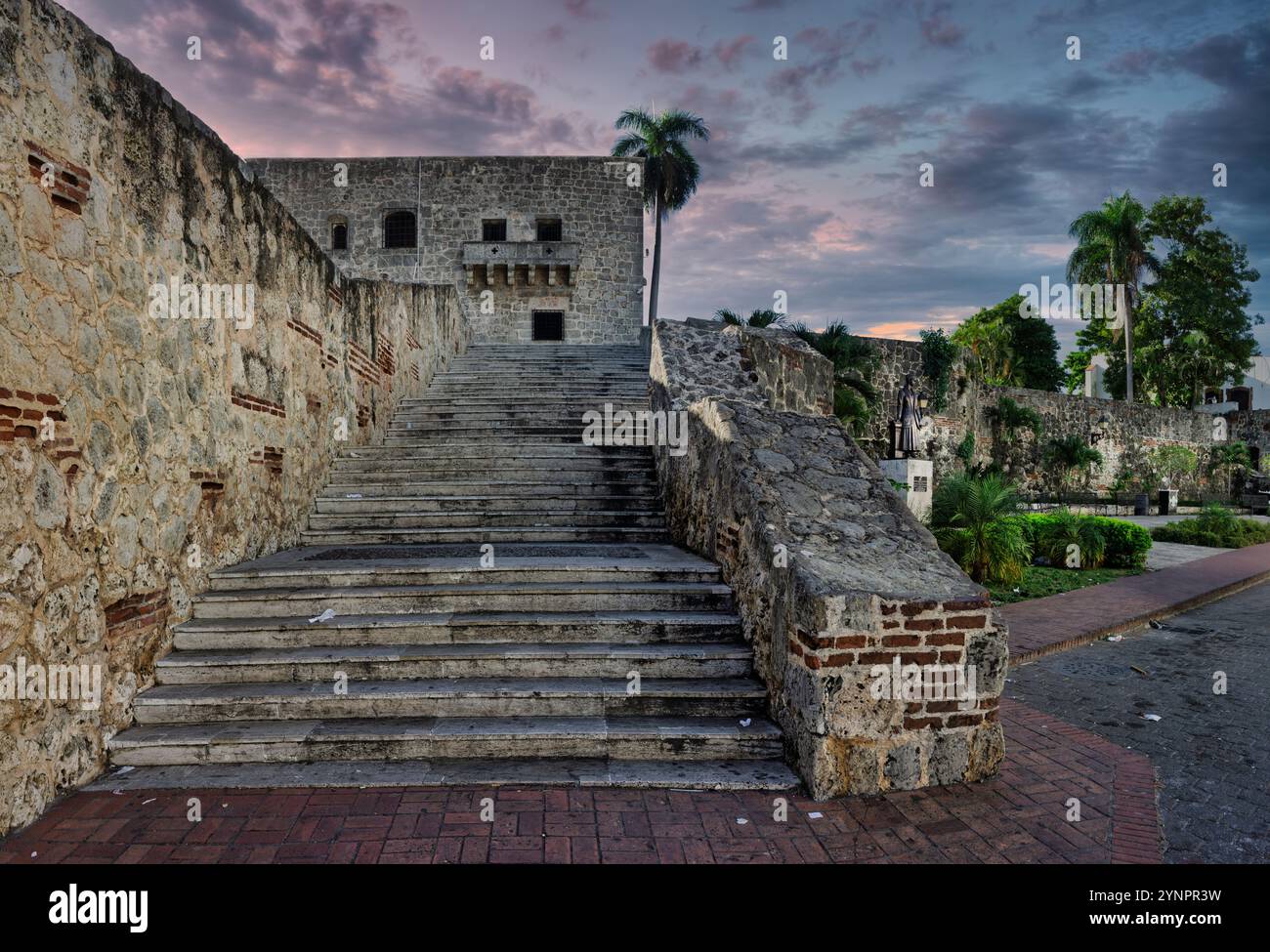 Columbus Alcazar, Santo Domingo, Republica Dominicana Stock Photo - Alamy