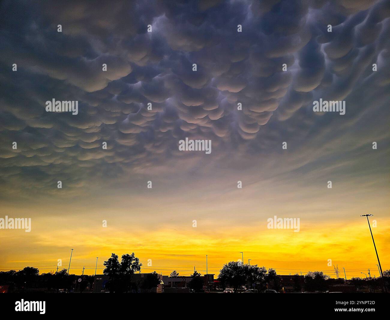 Weird clouds after thunderstorm Stock Photo - Alamy