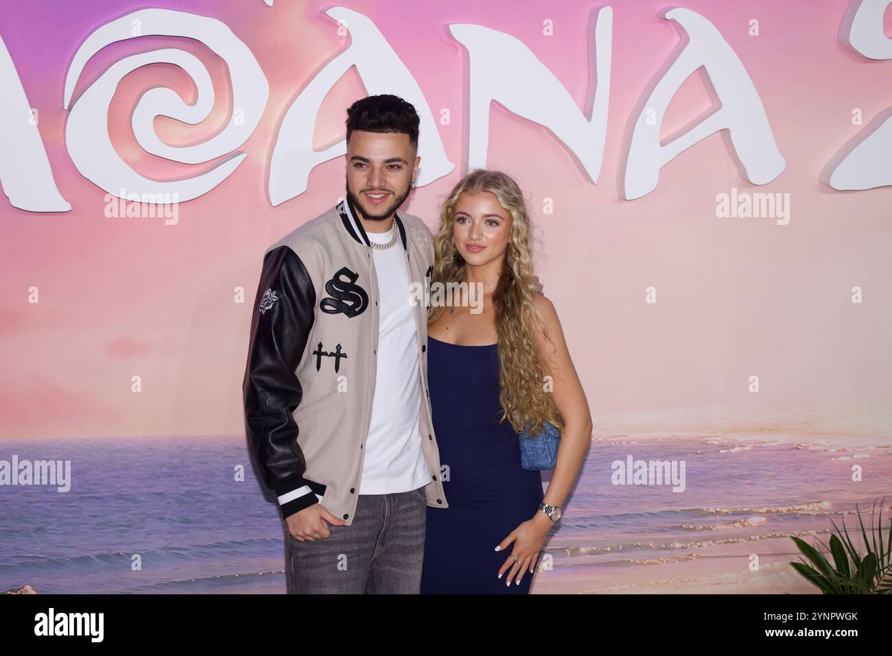 London, UK. Junior Andre and Princess Andre at the Moana 2 film ...