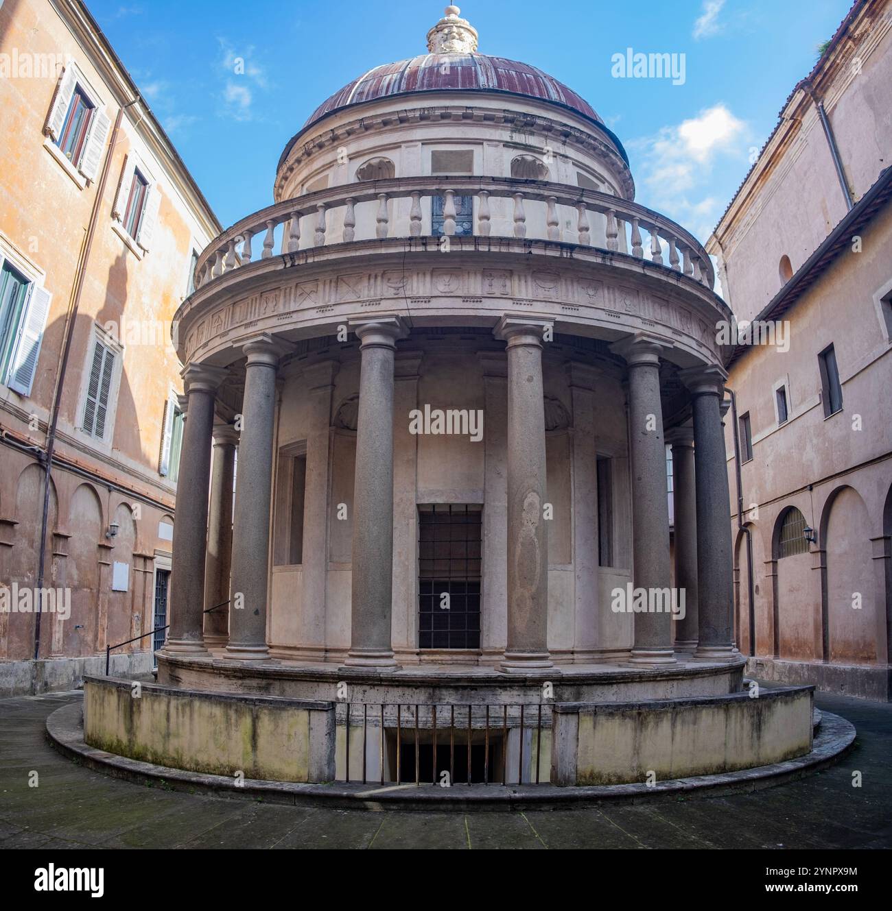 Bramante's Tempietto, San Pietro in Montorio, Rome Stock Photo - Alamy