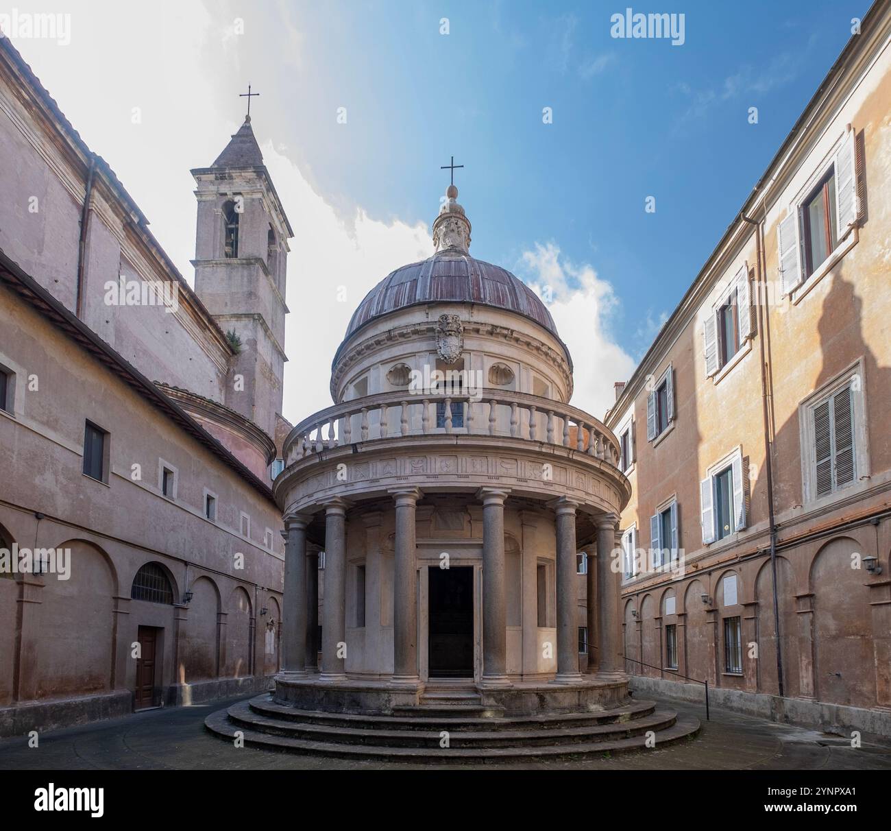 Bramante's Tempietto, San Pietro in Montorio, Rome Stock Photo - Alamy