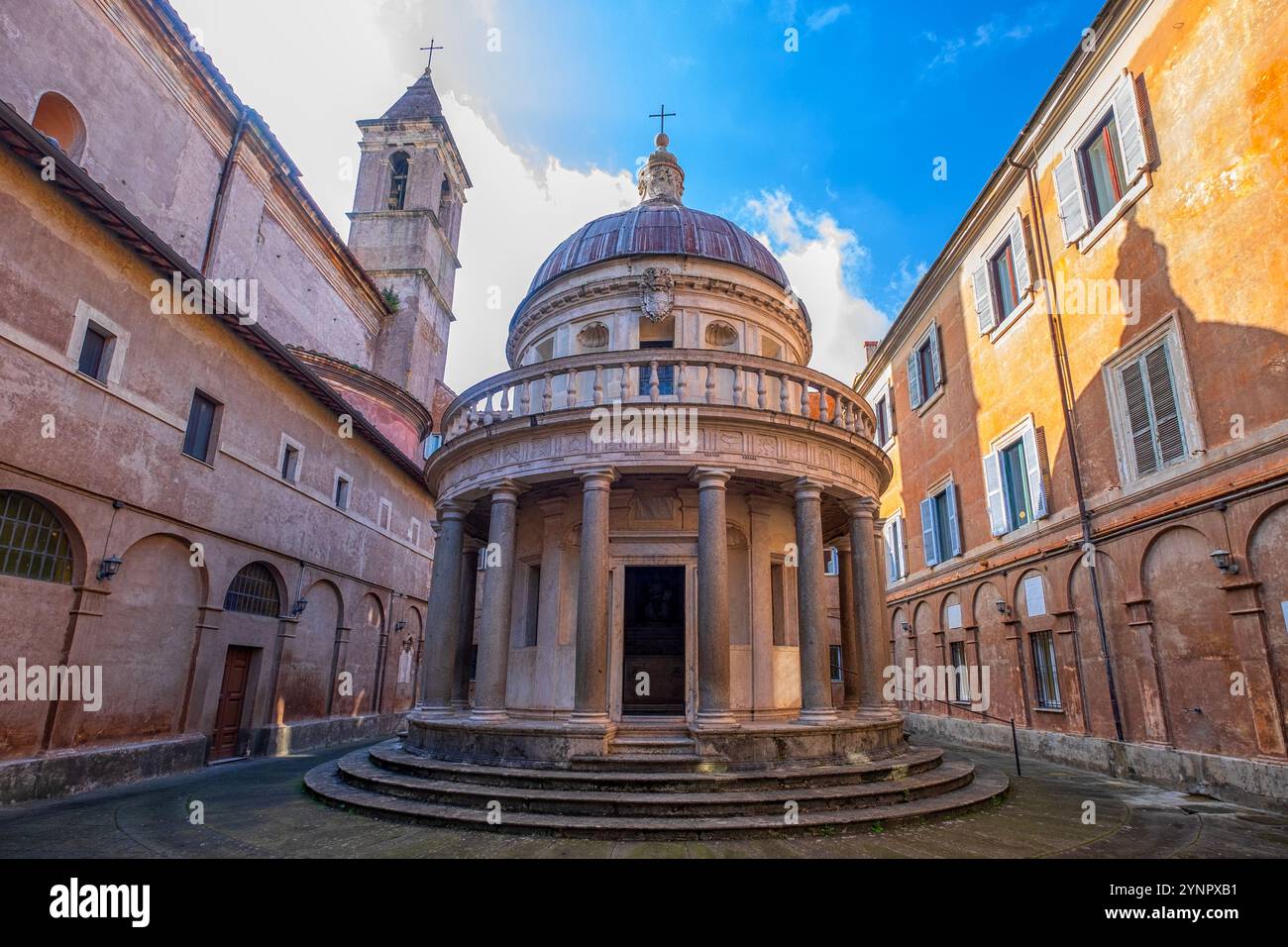 Bramante's Tempietto, San Pietro in Montorio, Rome Stock Photo - Alamy