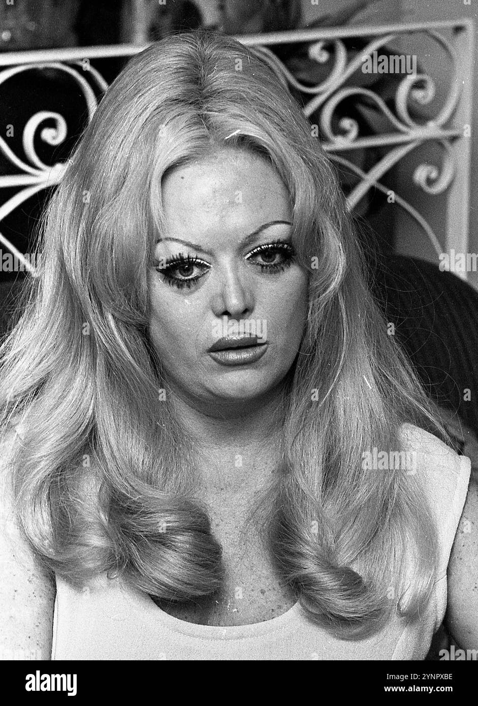 French actress, vedette and singer Coccinelle (born Jacqueline ...