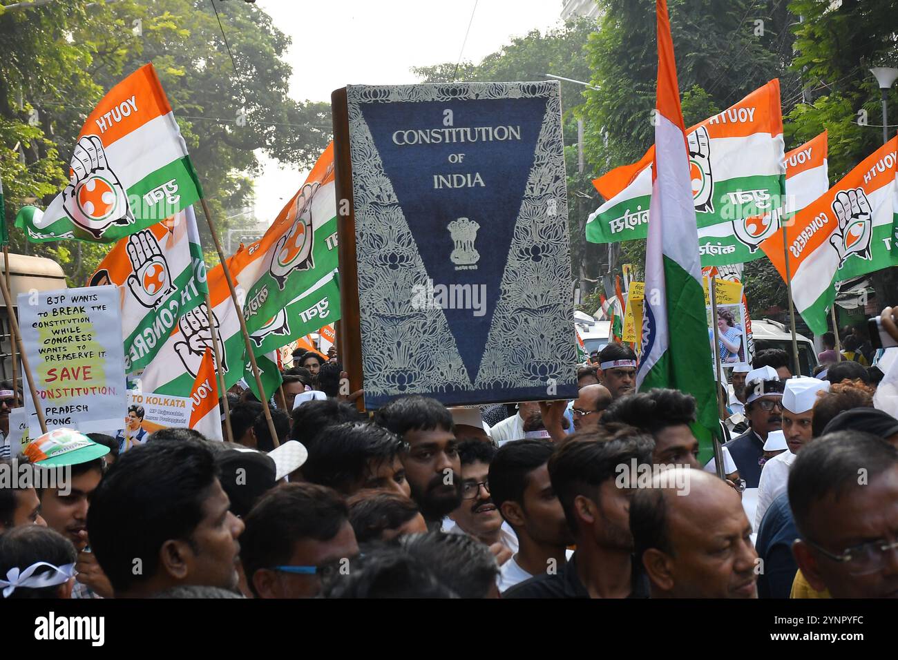 Kolkata, West Bengal, India. 26th Nov, 2024. On the 75th year of the ...