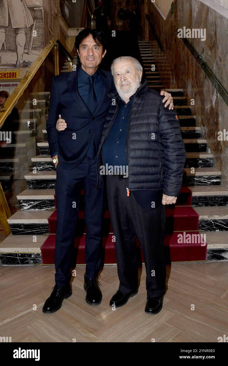 Turin: Cinema Romano. Red carpet film "A Christmas at Casa Croce". In ...