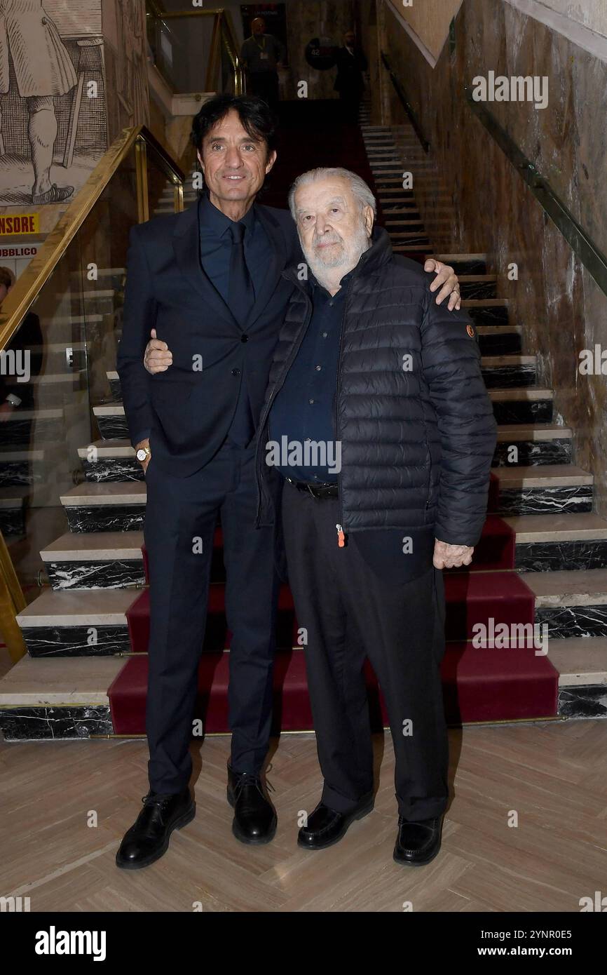Turin: Cinema Romano. Red carpet film "A Christmas at Casa Croce". In ...