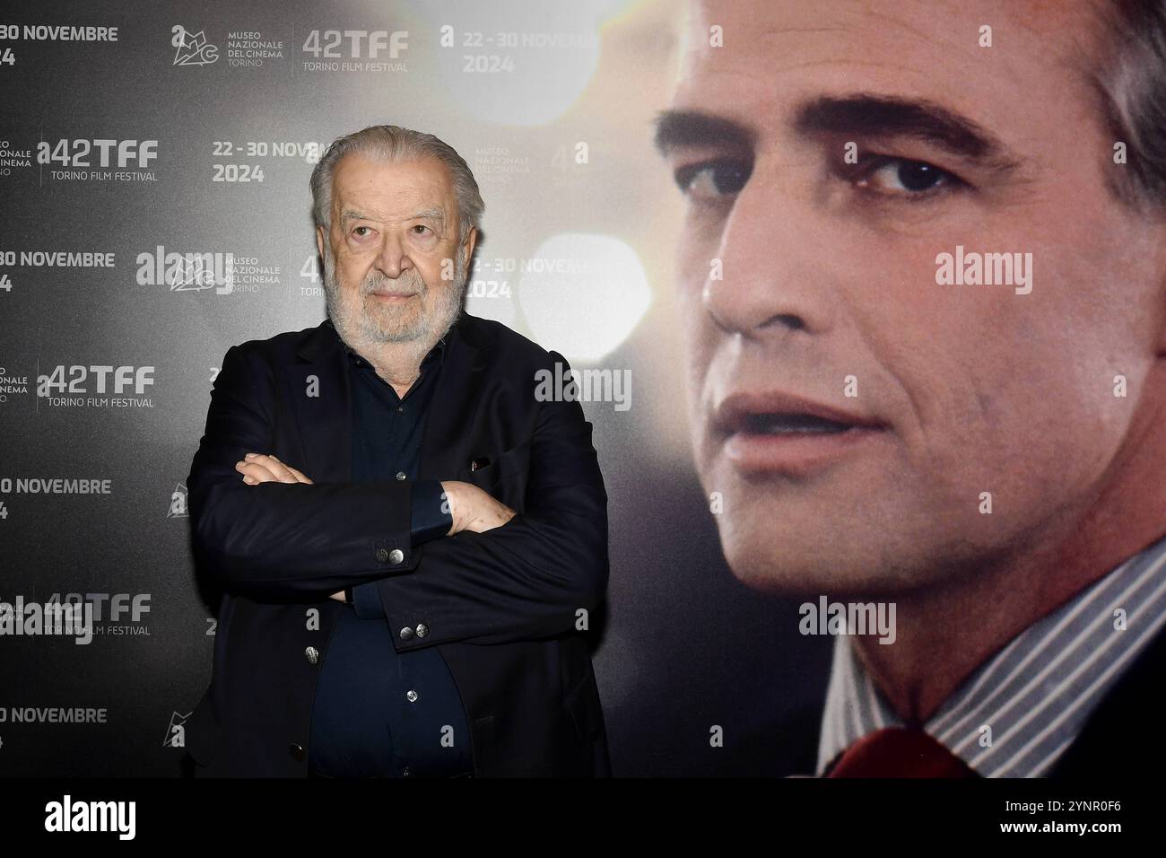 Turin: Cinema Romano. Red carpet film "A Christmas at Casa Croce". In ...