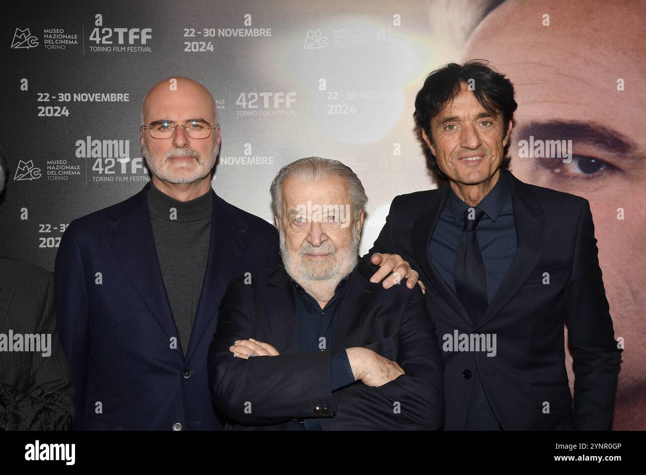 Turin: Cinema Romano. Red carpet film "A Christmas at Casa Croce". In ...