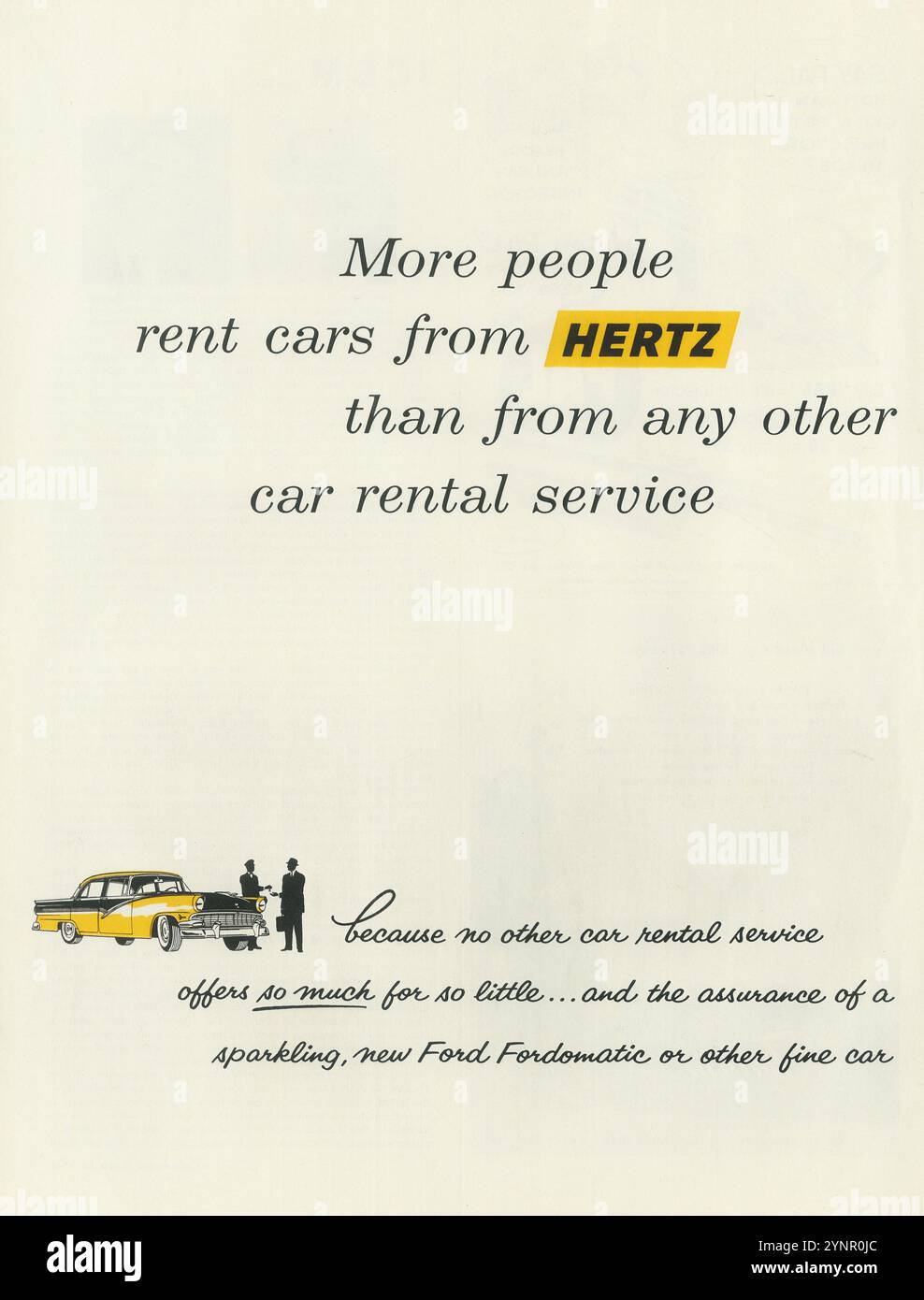 Car rental magazine advert hi-res stock photography and images - Alamy