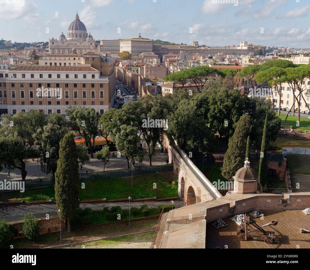 Passetto di Borgo an elevated passage linking Castel Sant'Angelo ...