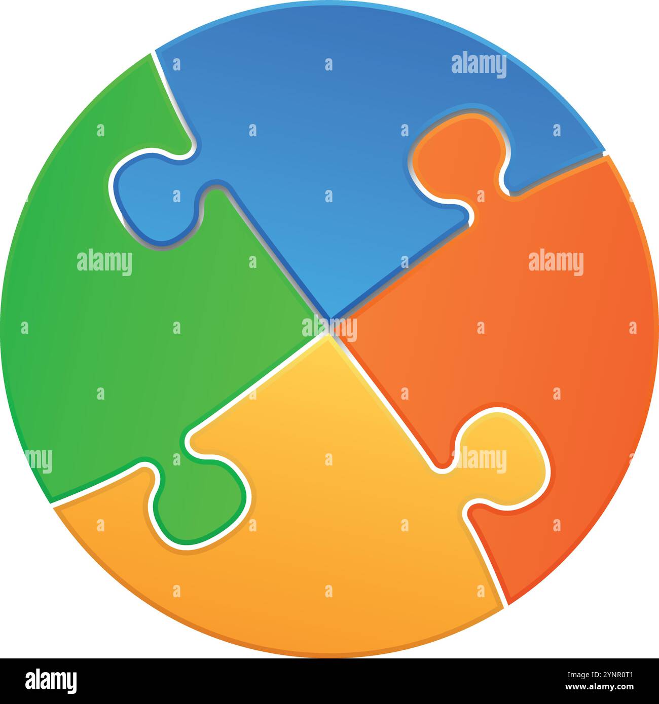 Cut into four parts hi-res stock photography and images - Alamy