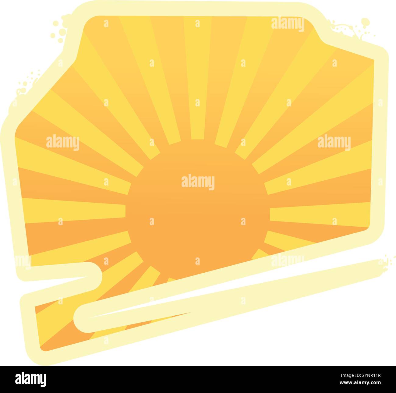 Sun label Cut Out Stock Images & Pictures - Alamy