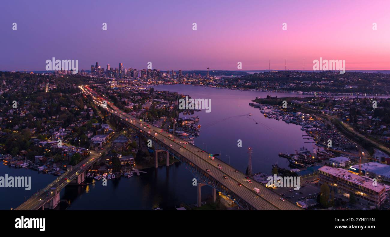 Ship canal bridge seattle hi-res stock photography and images - Alamy