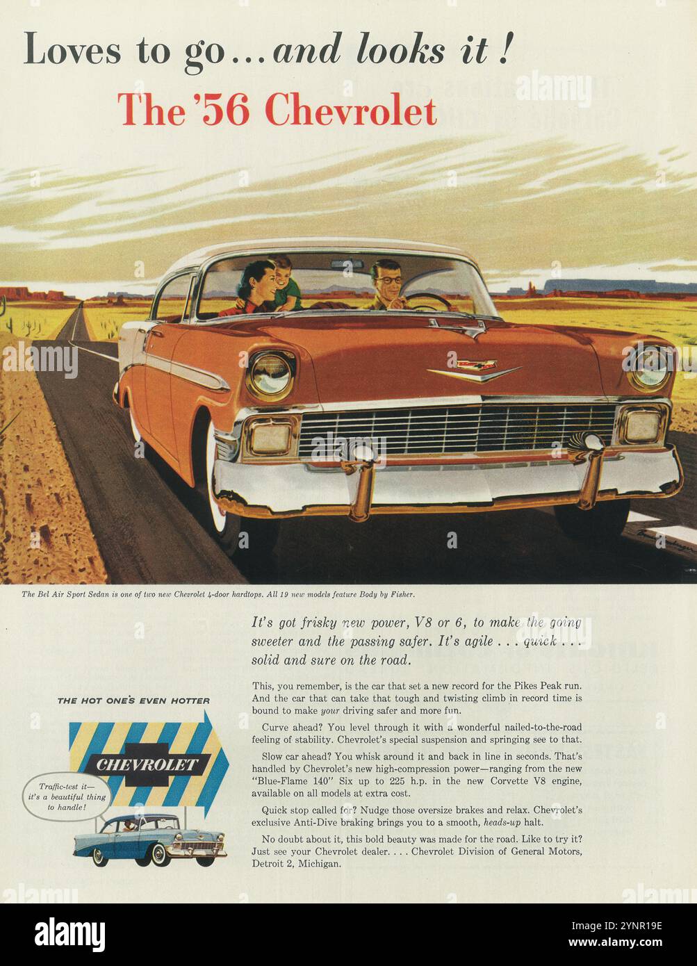 1956 chevrolet bel air hi-res stock photography and images - Alamy