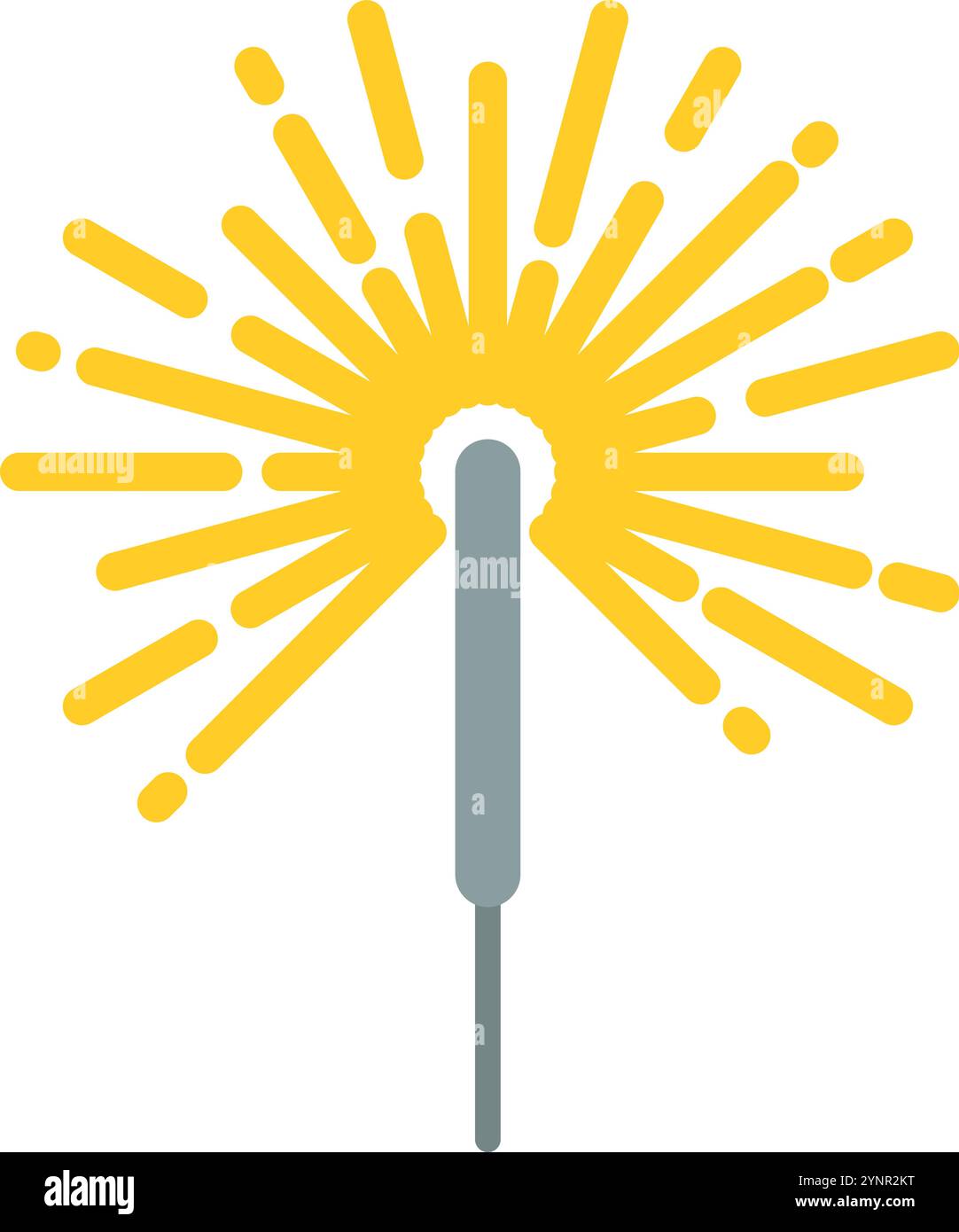 Sparkler color icon. Party celebration light burst Stock Vector Image ...