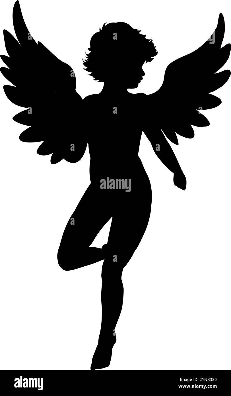 Cupid running Stock Vector Images - Alamy