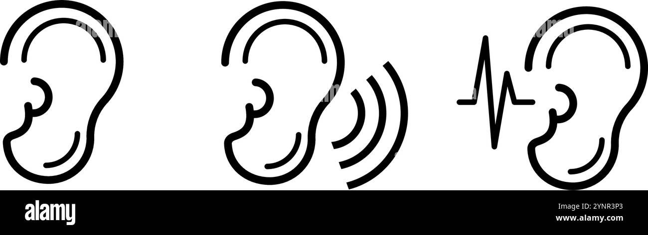 ear - vector icon Stock Vector Image & Art - Alamy