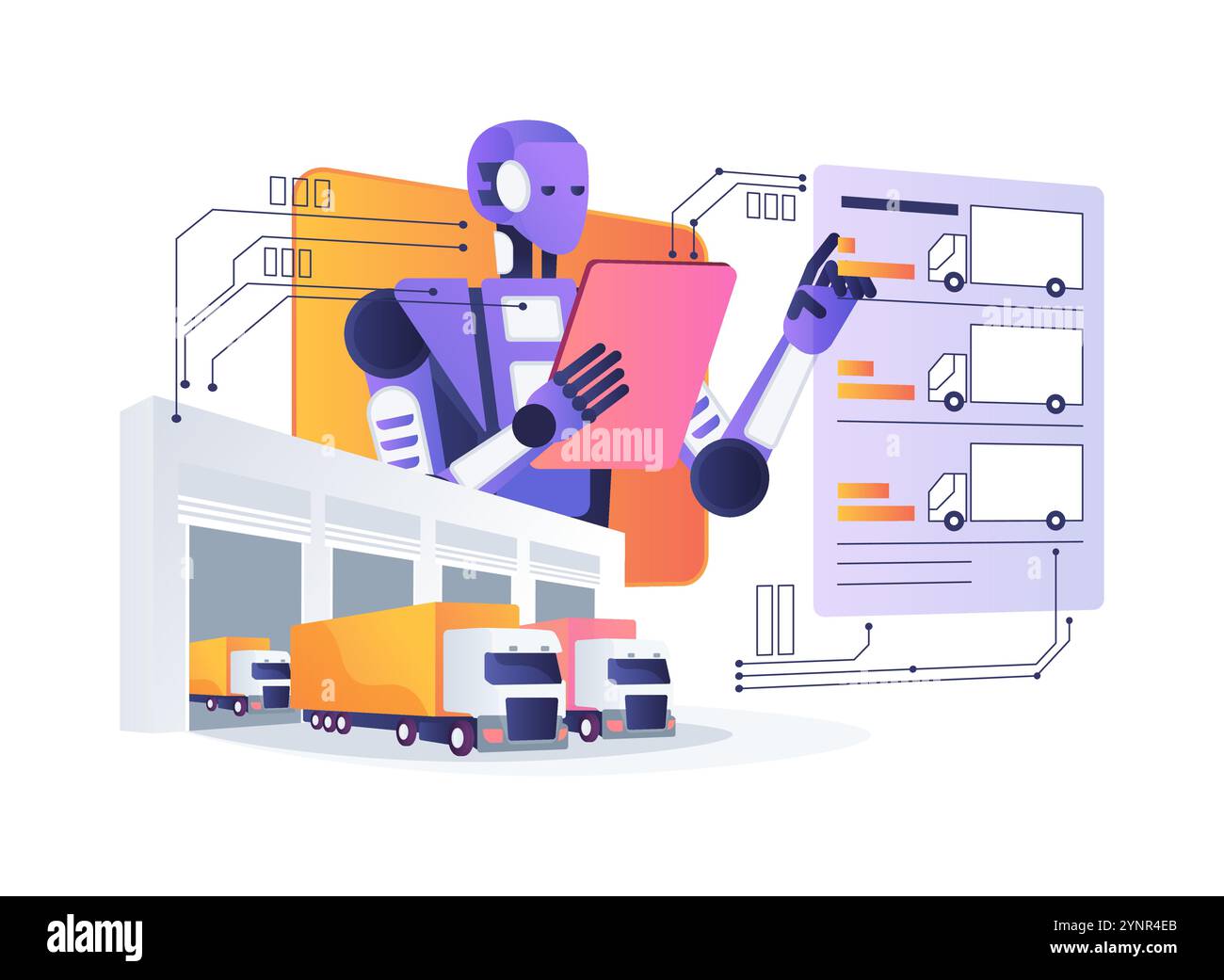 Ai enhanced logistics hi-res stock photography and images - Alamy