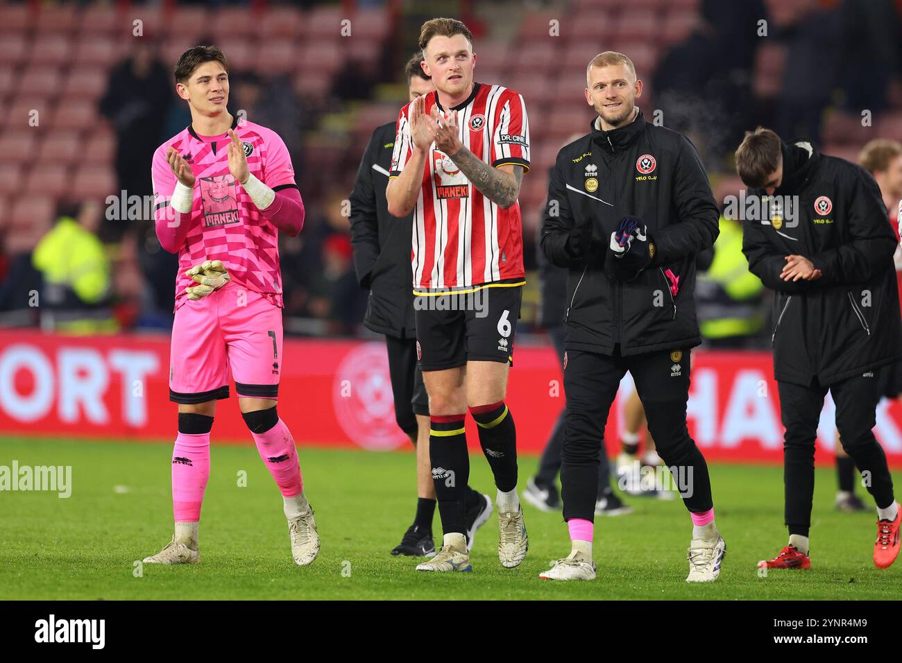 Sheffield, England, 26th November 2024. (L-R) Michael Cooper, Harry ...