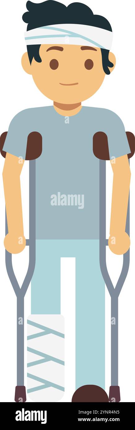 Man wound on head Cut Out Stock Images & Pictures - Alamy