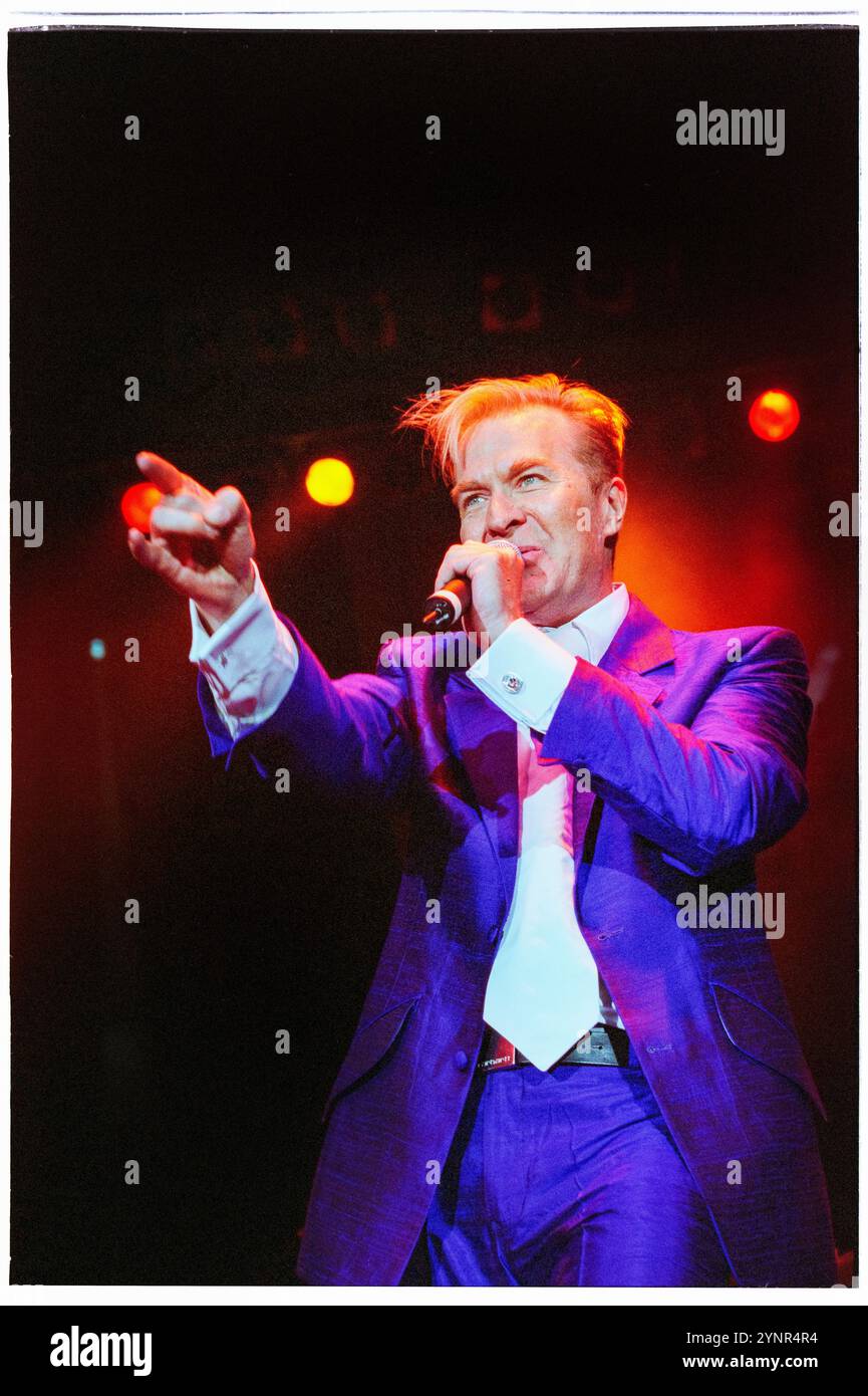 MARTIN FRY, ABC, CONCERT, 2002: Martin Fry of the band ABC playing live ...