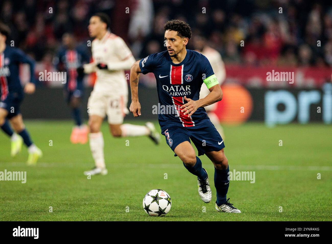 Marquinhos (FC Paris Saint-Germain, 5) am Ball UEFA Champions League ...