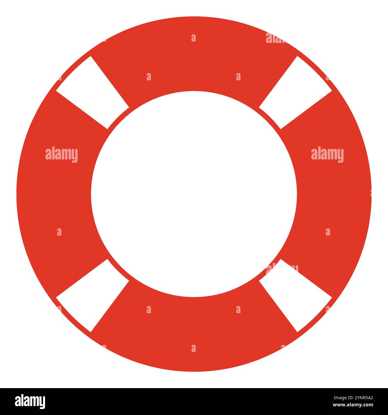 Lifebuoy illustration, color vector symbol shape of life belt ring buoy Stock Vector Image & Art ...