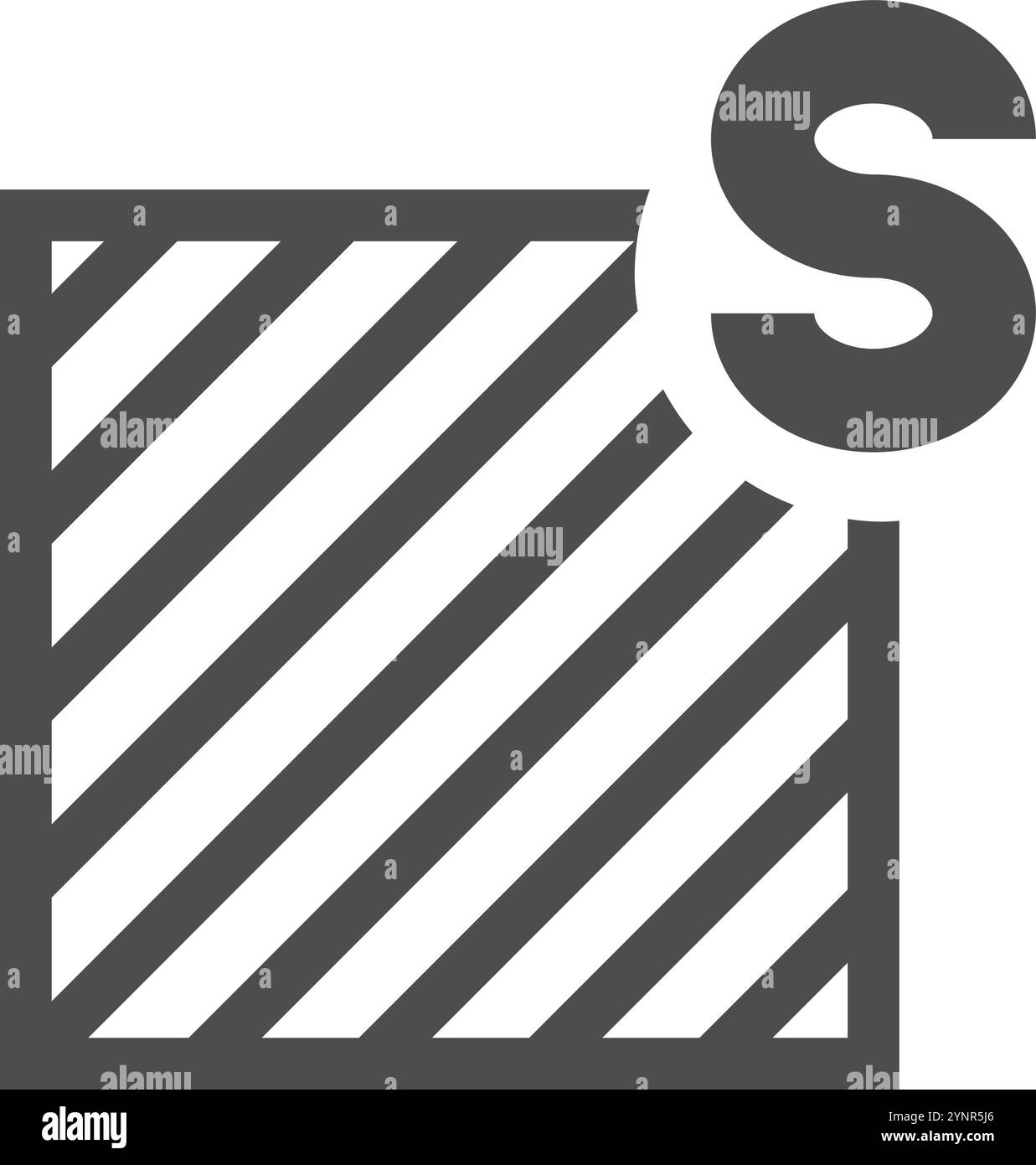 Square meter black icon. Area measurement unit isolated on white ...