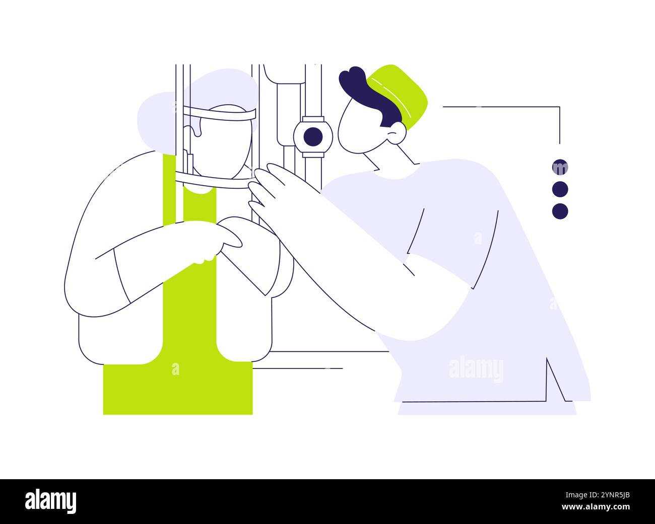 Refraction test abstract concept vector illustration Stock Vector Image ...