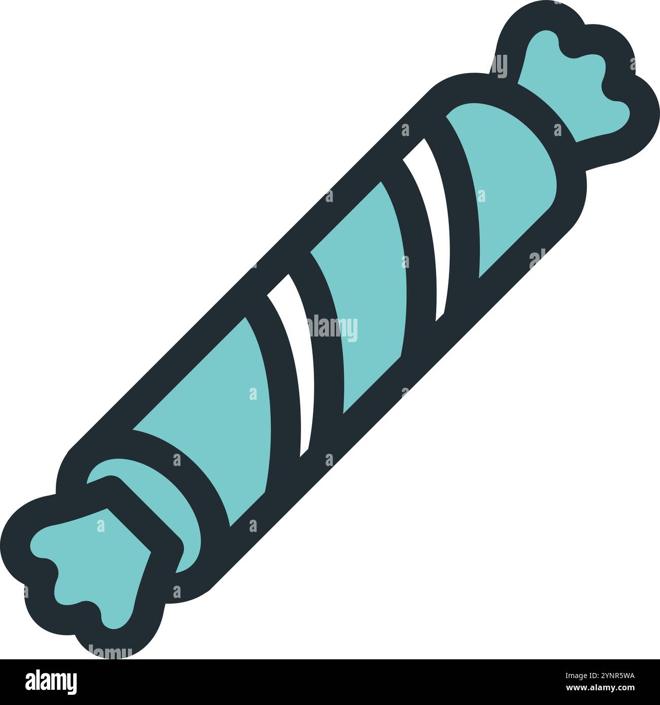 Sweet roll wrapped in Stock Vector Images - Alamy