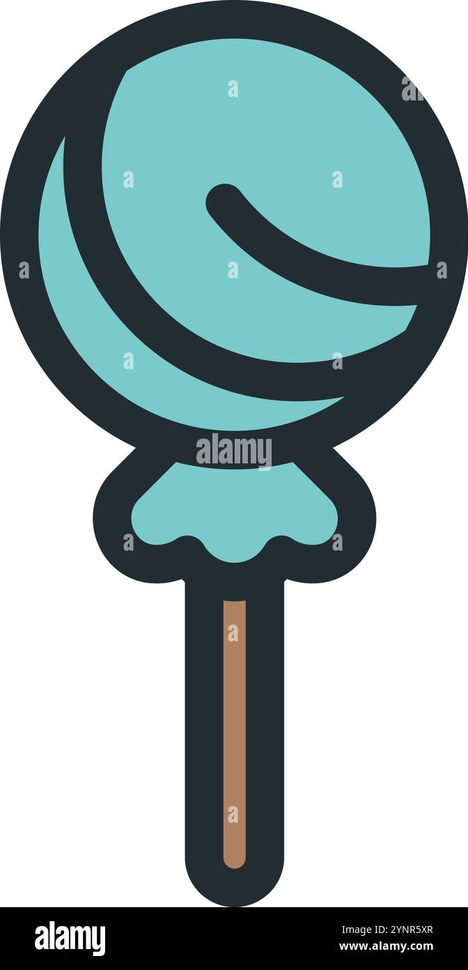 Cake lollipops on white Stock Vector Images - Alamy