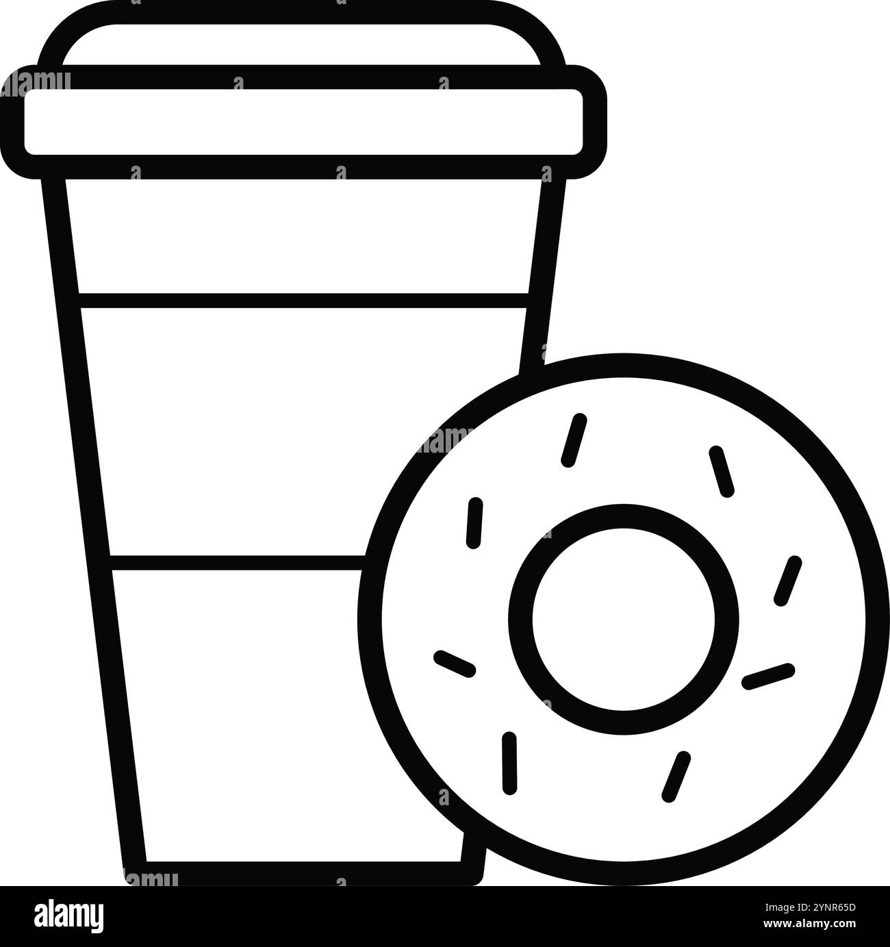 Bakery and coffee Black and White Stock Photos & Images - Alamy