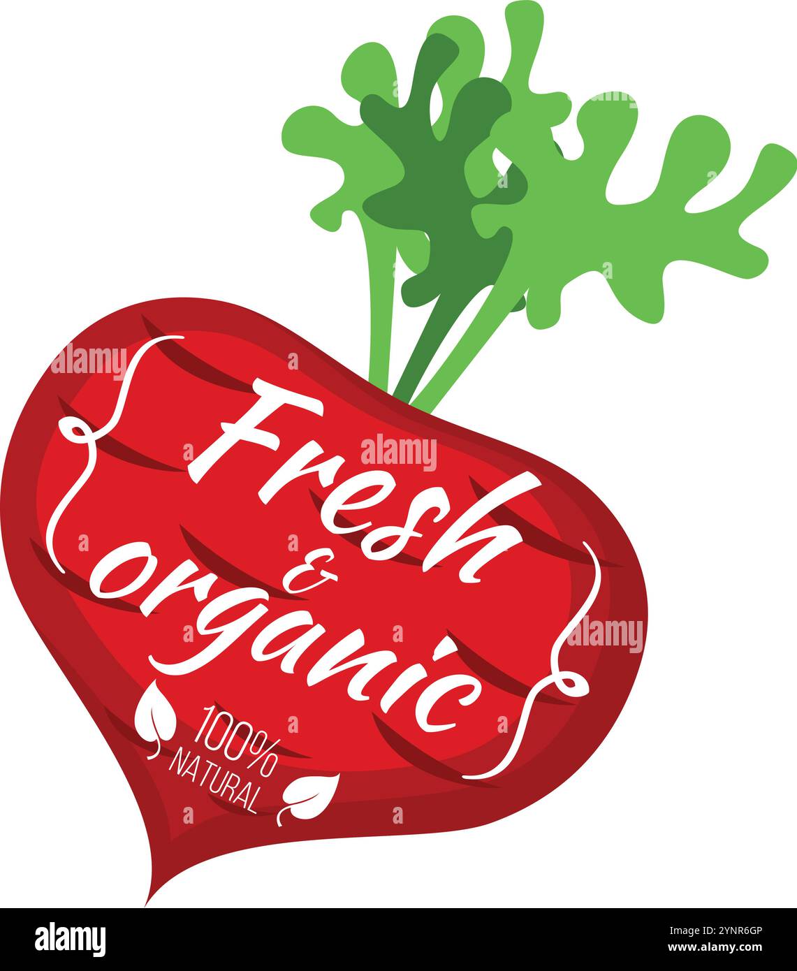 Natural vegetables logo. Colorful beetroot shape tag isolated on white ...