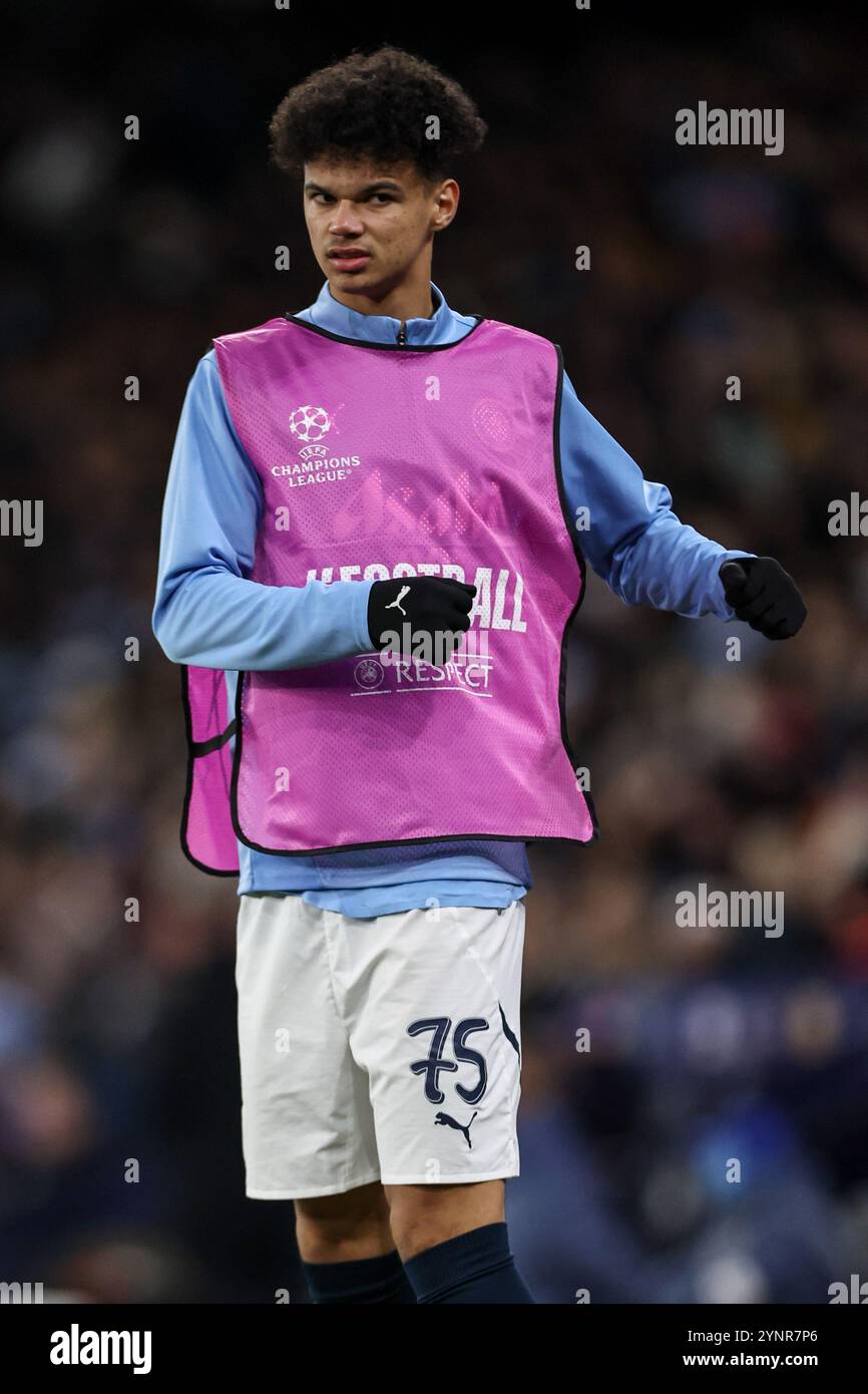Nico O'Reilly of Manchester City during the UEFA Champions League match ...