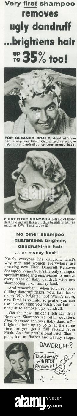 Dandruff advert hi-res stock photography and images - Alamy