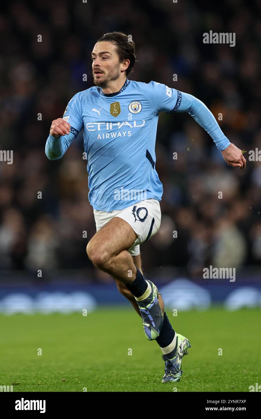 Jack Grealish of Manchester City in action during the UEFA Champions ...