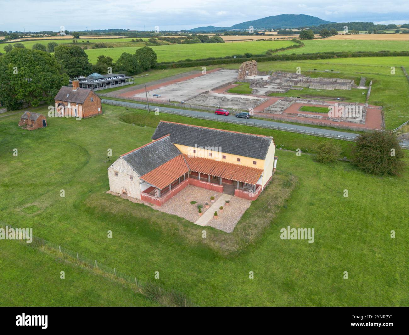 Wroxeter aerial hi-res stock photography and images - Alamy