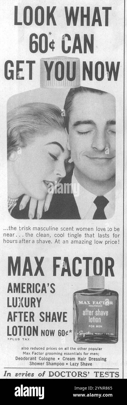 Max factor 1950s hi-res stock photography and images - Alamy