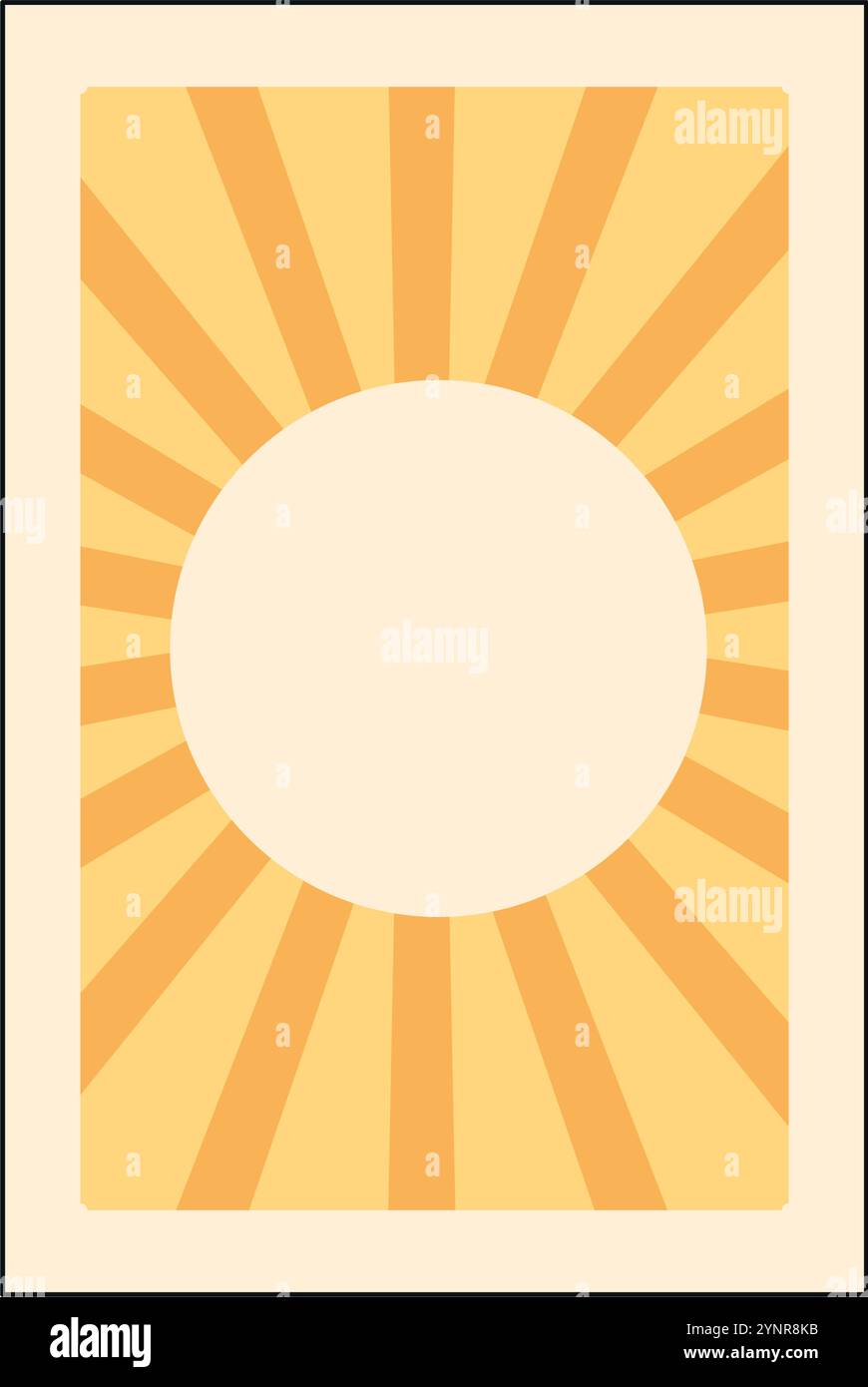 Radiant yellow sunburst design hi-res stock photography and images - Alamy
