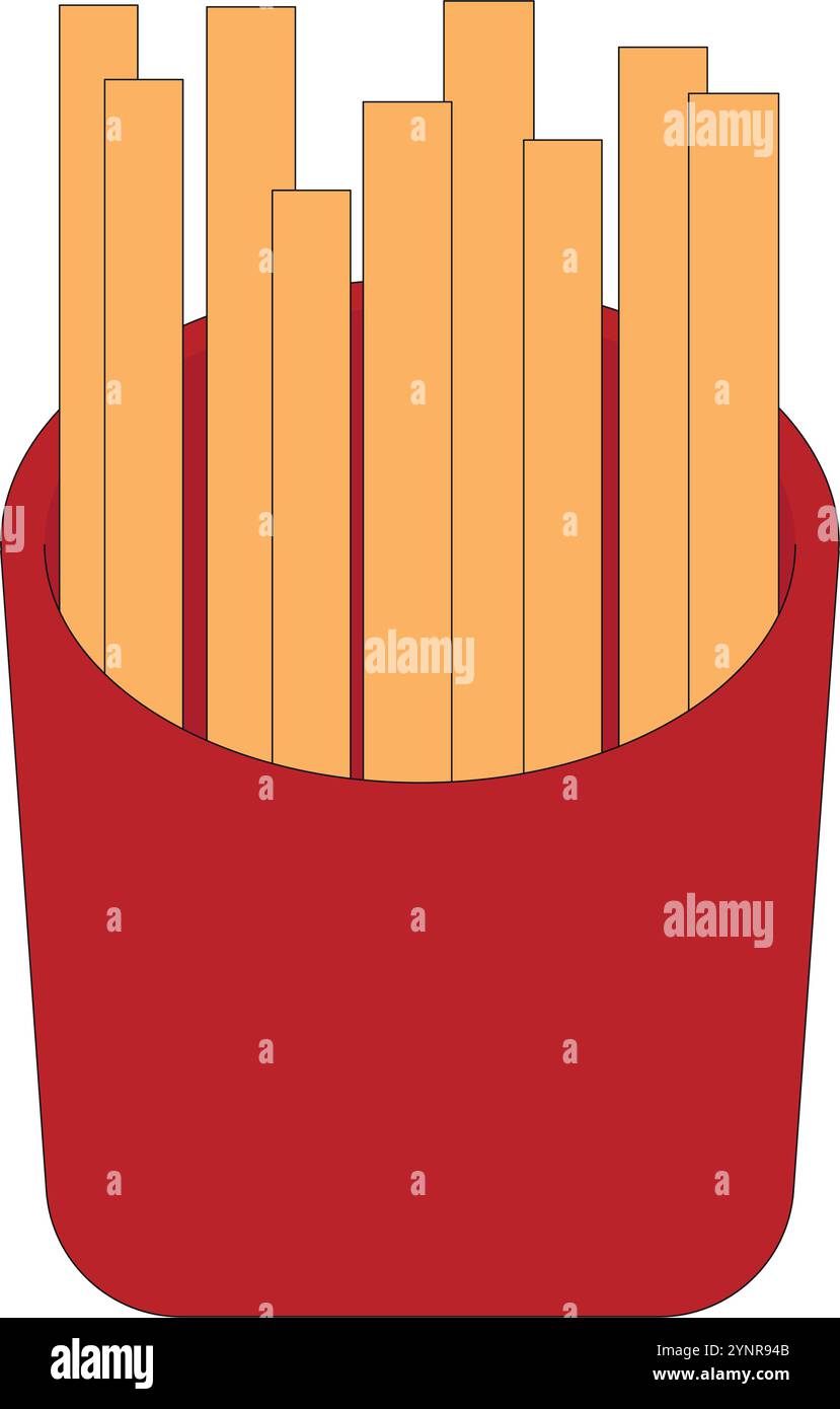 Popular salty snack Stock Vector Images - Alamy